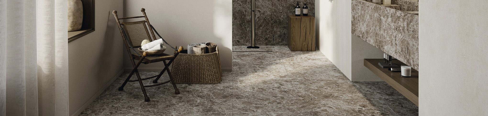 Amicorum | Ceppo Terrazzo Effect Porcelain Tiles | Free Delivery