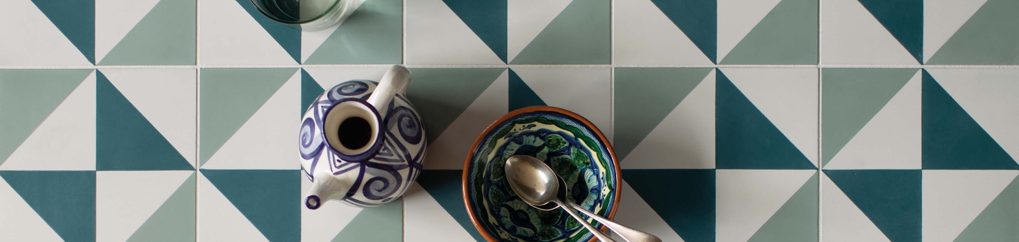Yazoo | Cement Encaustic Tile Collection | Free Delivery