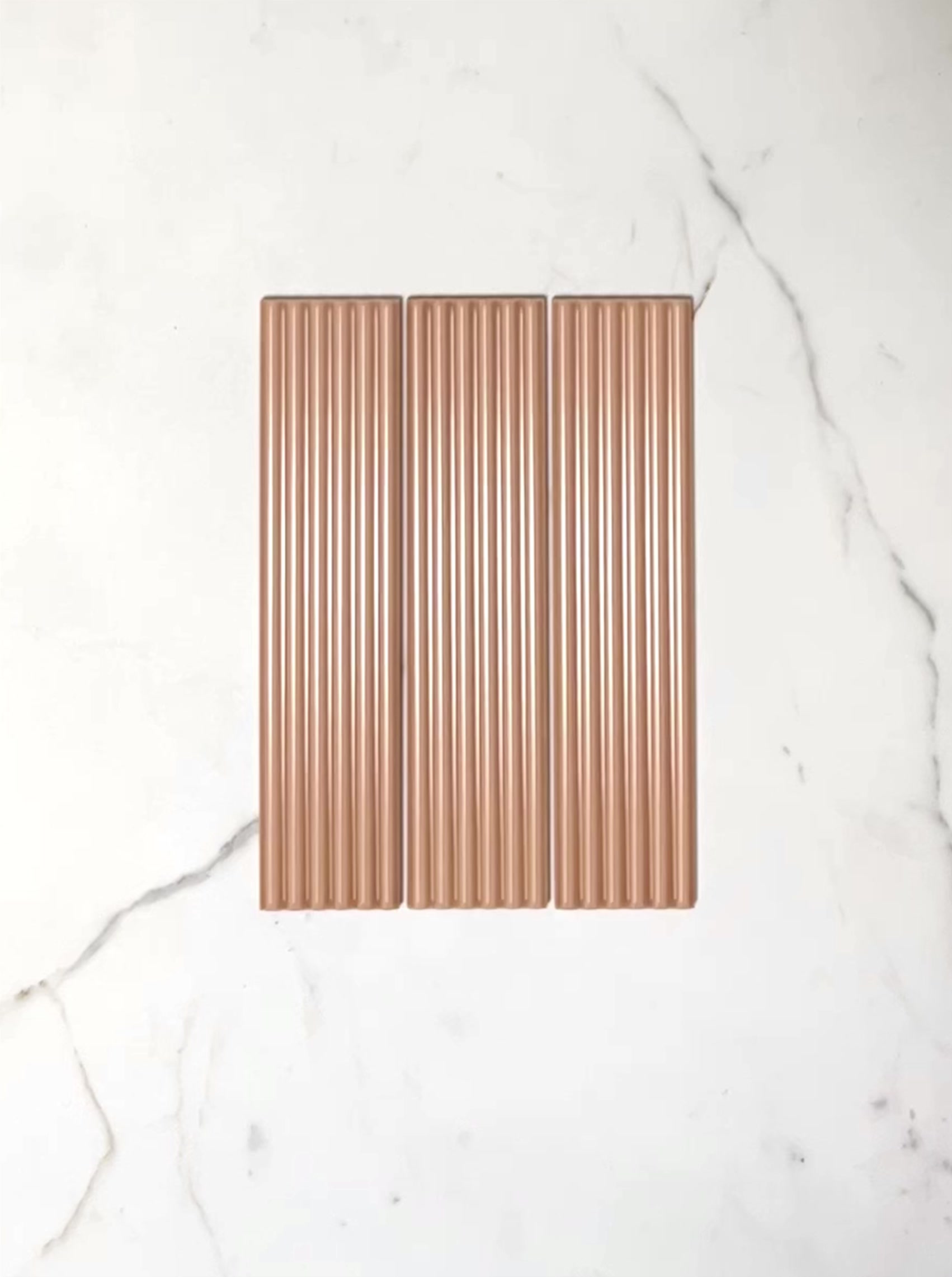 Corrugated Backsplash Tiles Fluted Emerald Plain Wall Tile