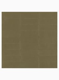 Tavolozza Moss 5x15cm | Green Matt Glazed Wall Tile
