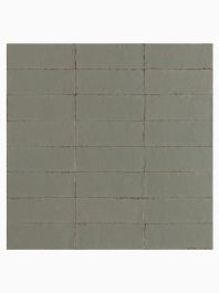 West Ridge Adams 7.5x20cm | Khaki Green Pitted Brick Wall Tile