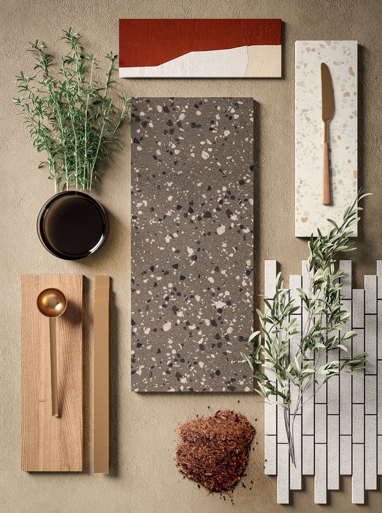Cornucopia Daisy 60x60cm | Terrazzo Effect Porcelain Tile