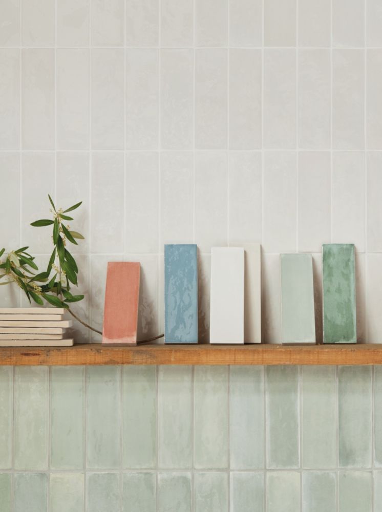 Fellini Argilla Gloss 5.2x16cm | Pink Zellige Style Wall Tile