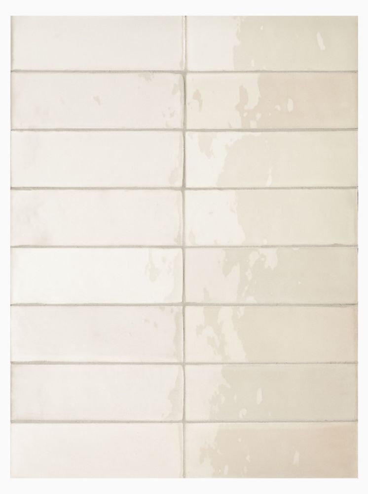 Fellini Crema 5.2x16cm | Cream Zellige Style Wall Tile