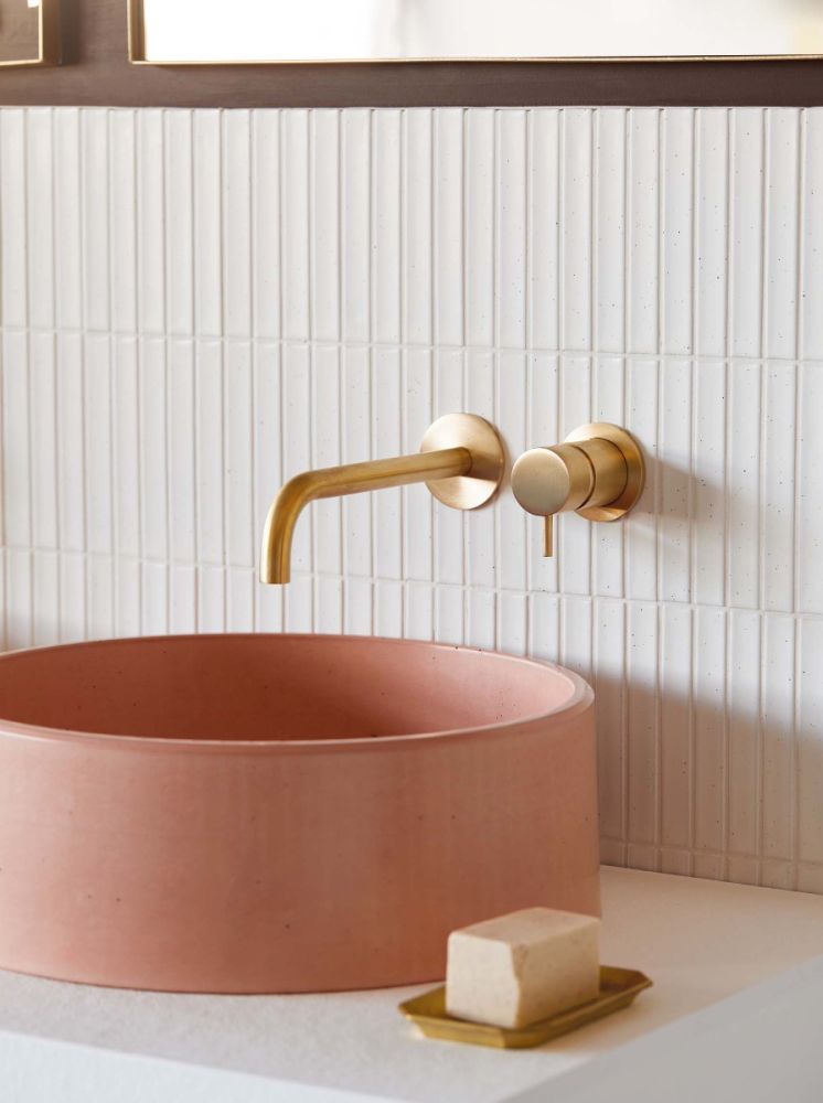 Kasama Habu | White Kit Kat Mosaic Wall Tile