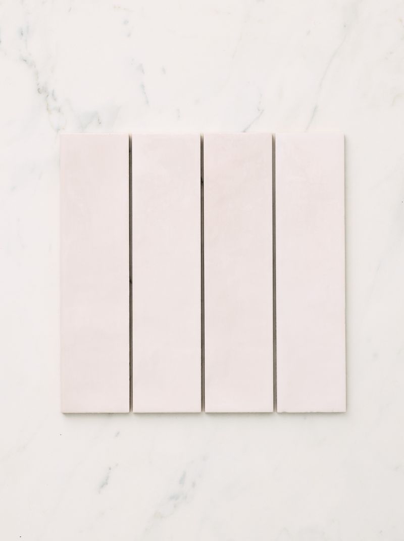 Bungalow 22 Moorish White Long Brick | White Glazed Brick Wall Tile