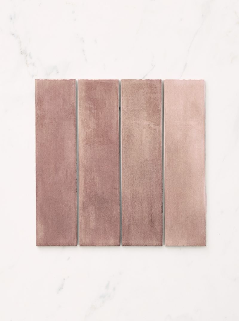 Bungalow 22 Pink Palace Long Brick | Pink Glazed Brick Wall Tile