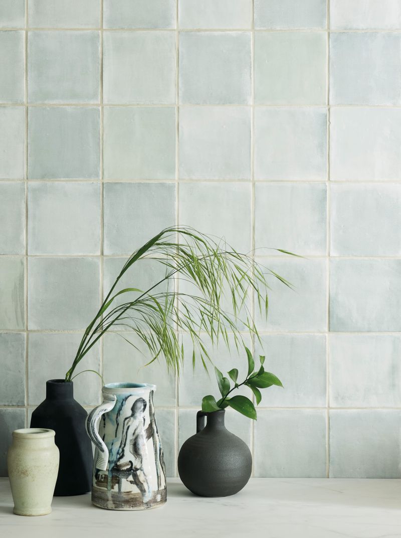 Fellini Oliva Gloss Square 12.5x12.5cm | Off White Zellige Style Wall Tile