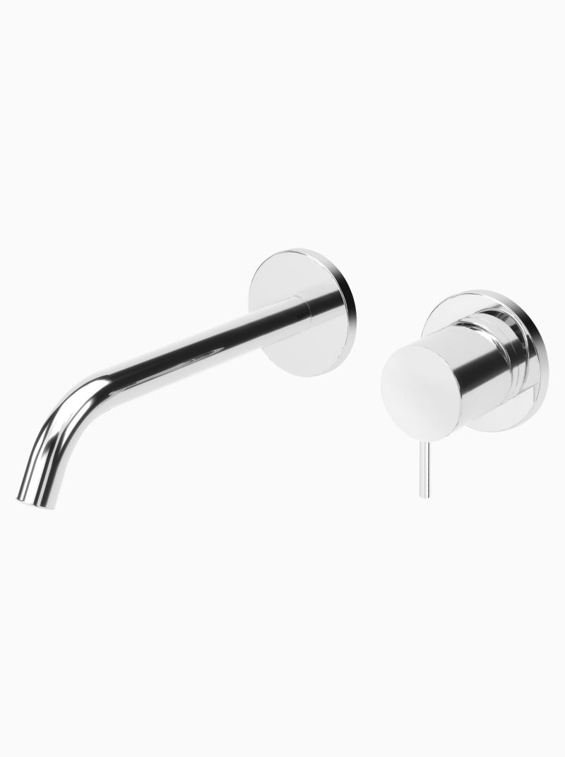 Hockley Brook Wall Mounted 2 Hole Basin Mixer