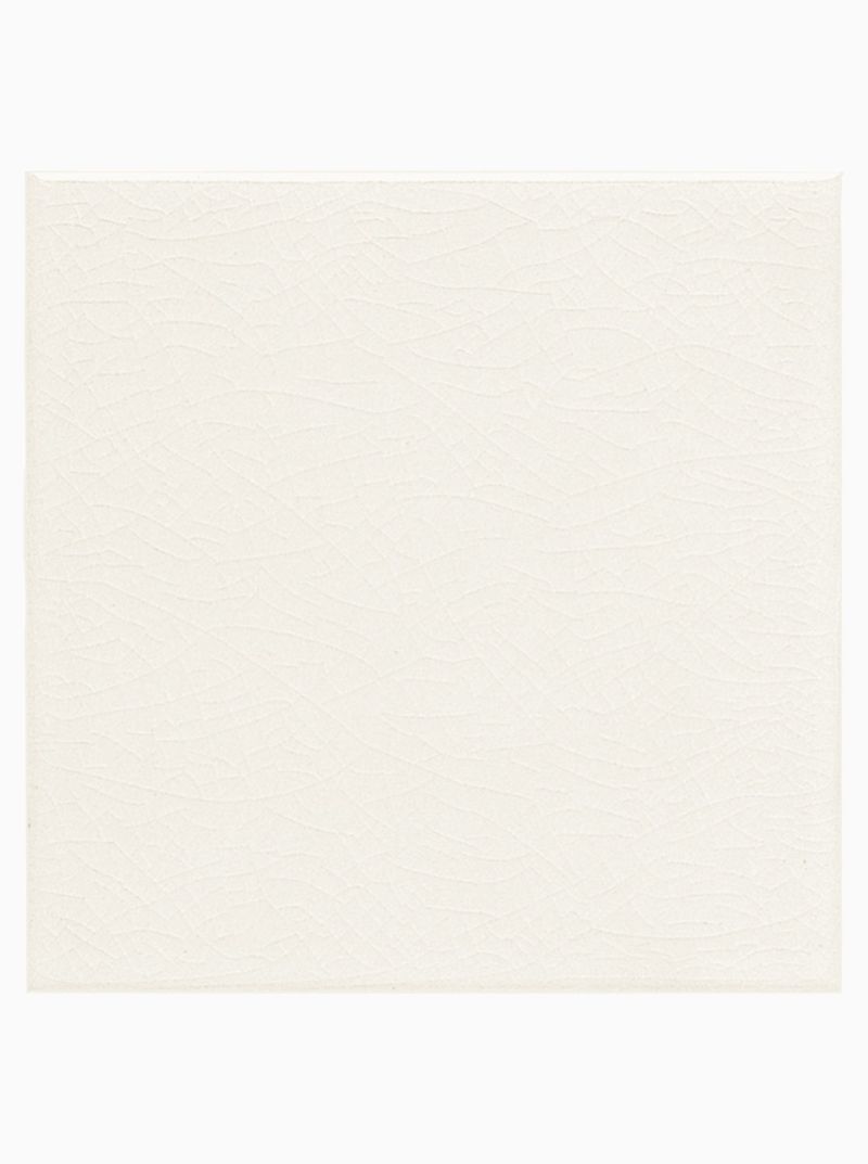Metro Deco Grand Central Square 15x15cm | Cream Glazed Wall Tile