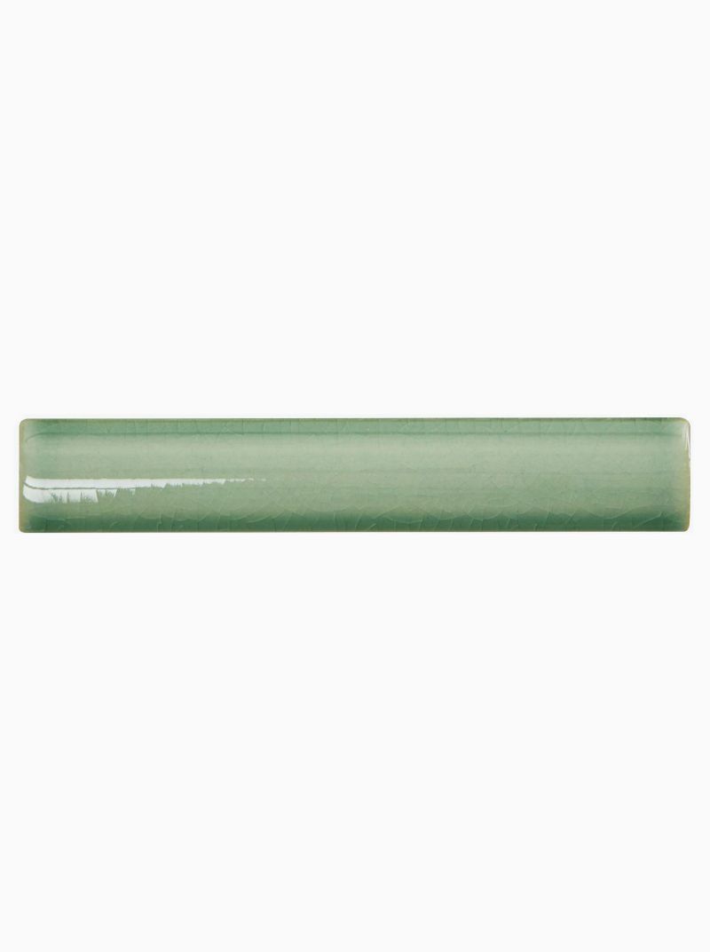 Metro Deco Union Square Pencil | Green Crackle Glazed Tile