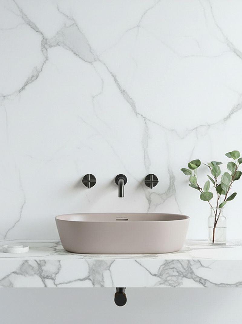 Ouna Marbleform Oval Basin