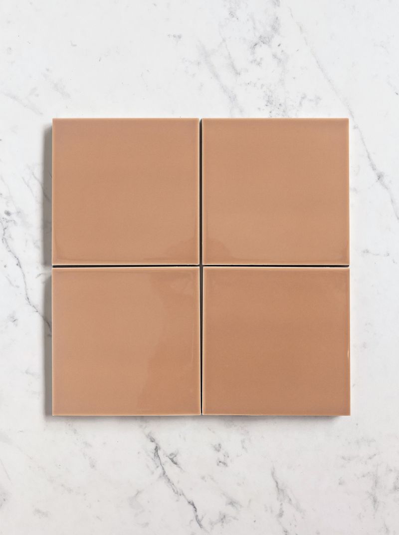 Idillio Clay Gloss | Clay Glazed Square Wall Tile