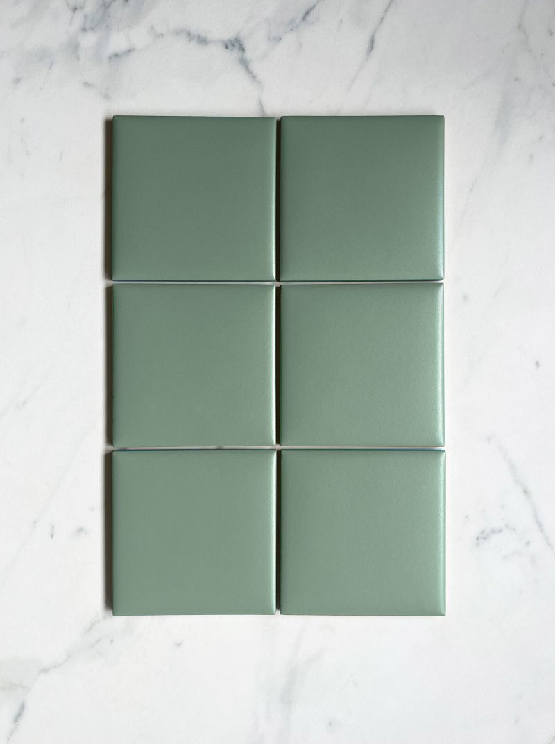 Kromatic Leaf | Matt Green Porcelain Wall & Floor Tile