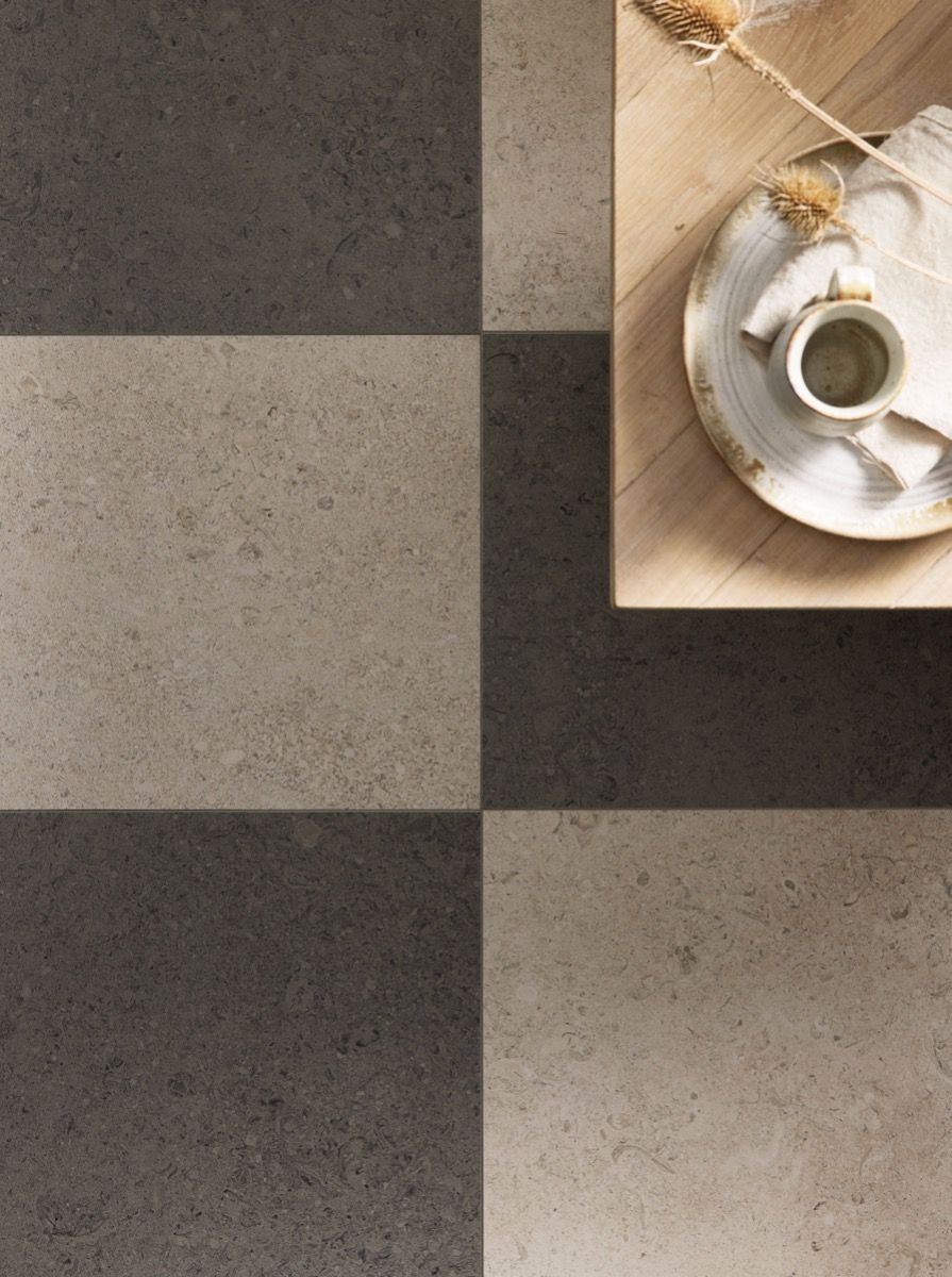 Cockleshell Foreshore 30x30cm | Beige Limestone Effect Tile