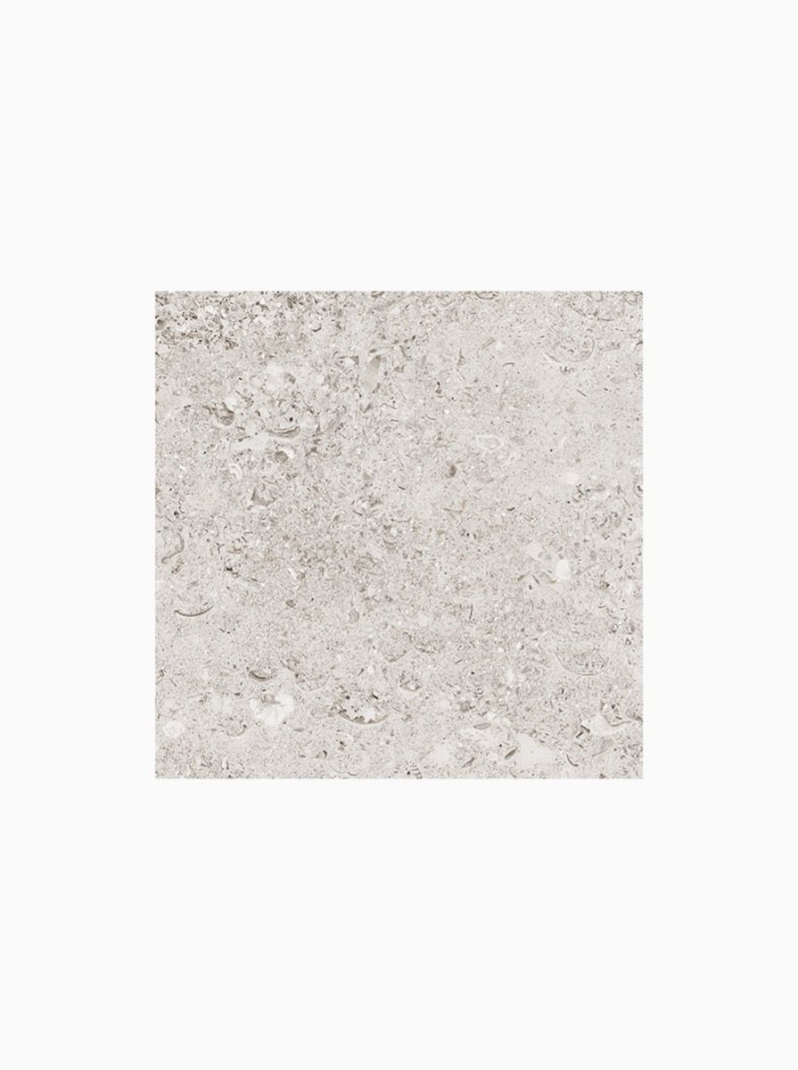 Cockleshell Boulder 30x30cm | Dark Grey Limestone Effect Tile