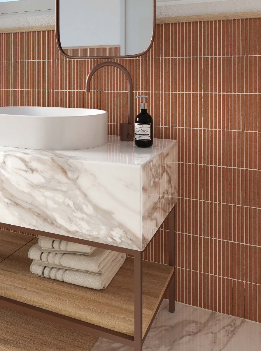 Ema Terracotta Mosaic | Terracotta Tile Collection | Claybrook