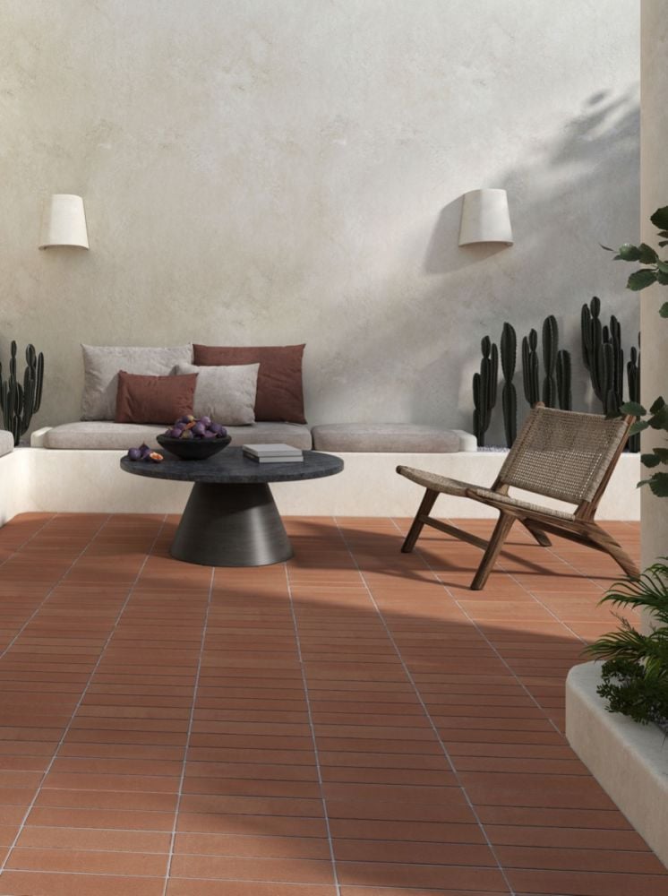 Ema Terracotta Brick 7.3x29.8cm | Wall & Floor Tile