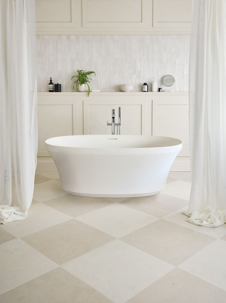 Flute MarbleForm Freestanding Bath