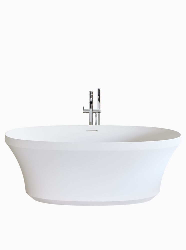 Flute MarbleForm Freestanding Bath