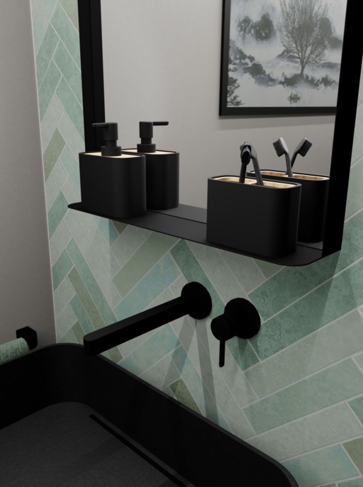 Labino Mirror with Shelf 50