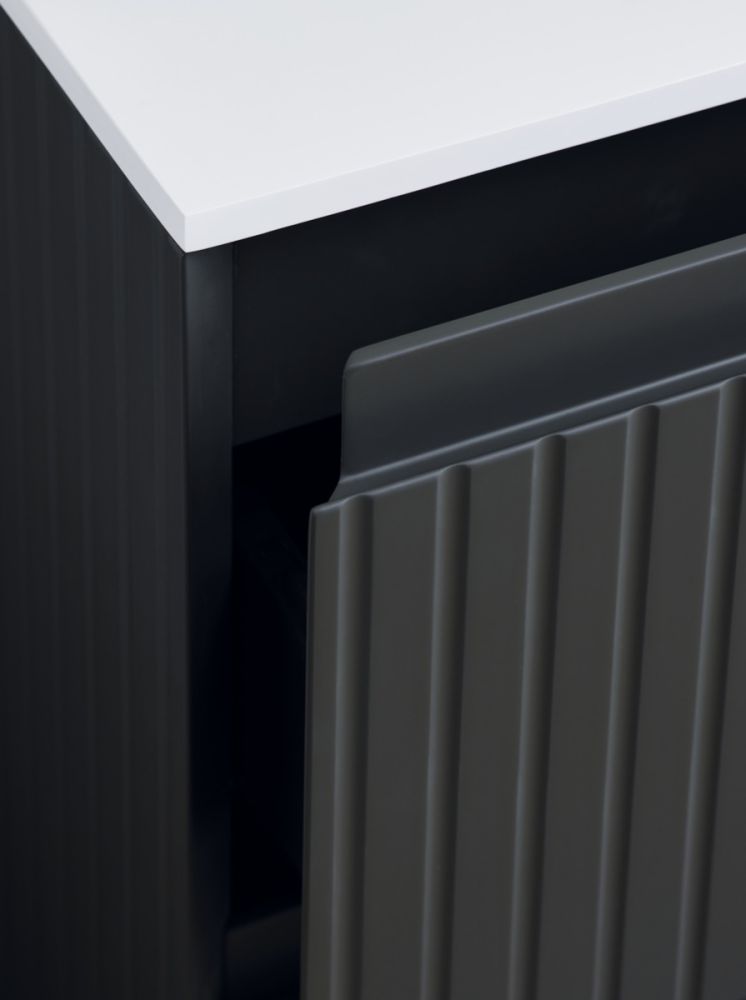 Loop Wall Hung 2 Drawer Bathroom Cabinet 60cm