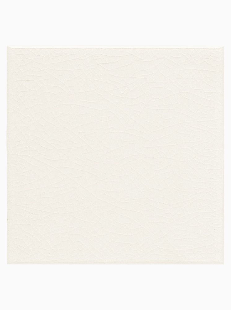 Metro Deco Grand Central Square 15x15cm | Cream Glazed Wall Tile