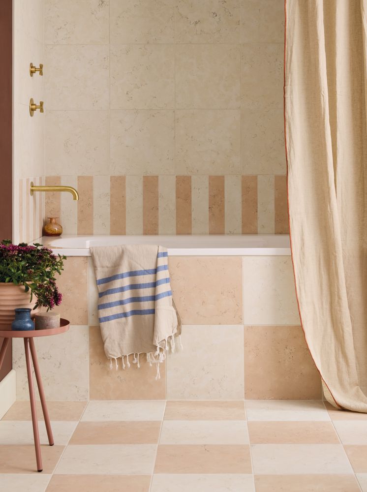 Millbrook Ivory 30x30cm | Marble Effect Porcelain Wall & Floor Tile