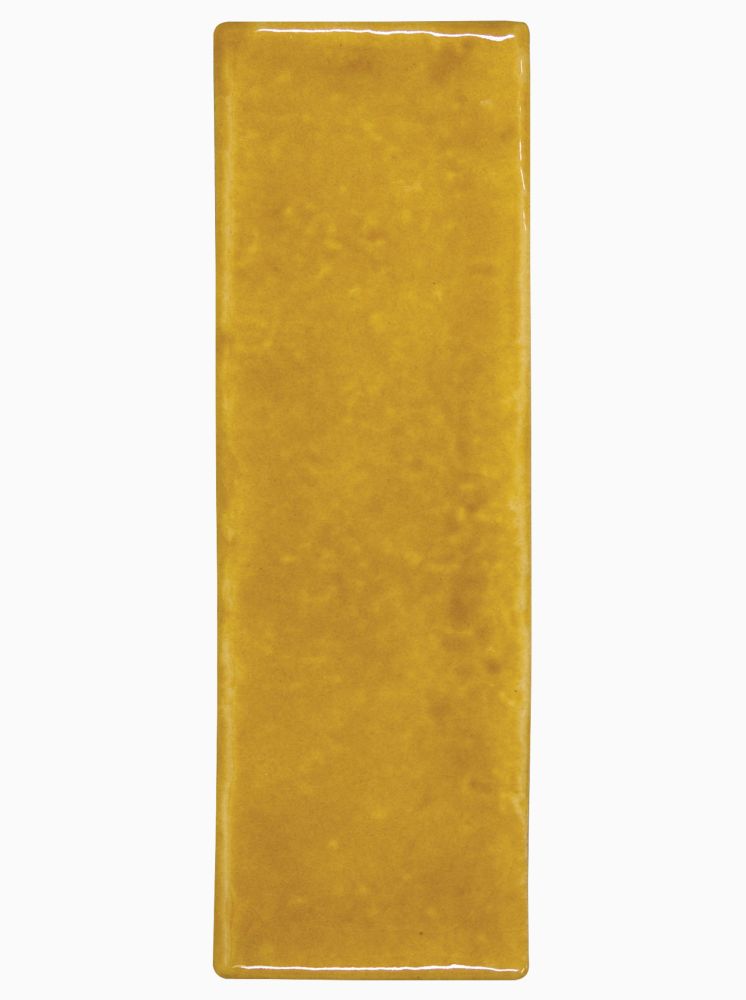 Monterey Mustard 5x15 | Yellow Glazed Metro Wall Tile