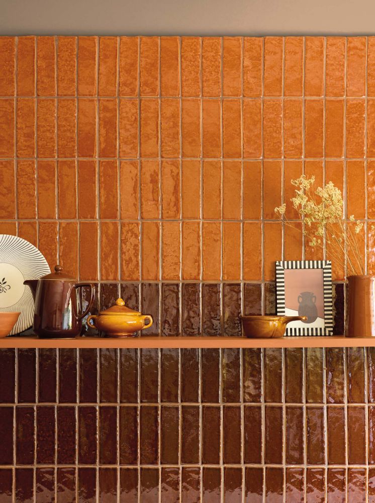 Monterey Chocolate 5x15 | Brown Glazed Metro Wall Tile