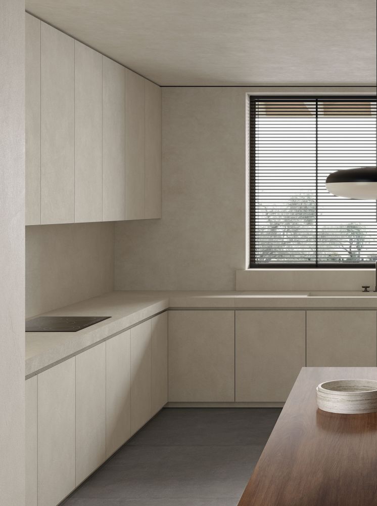 Porticato Bianco 60x120 - 6mm | Plaster Effect Porcelain Tile