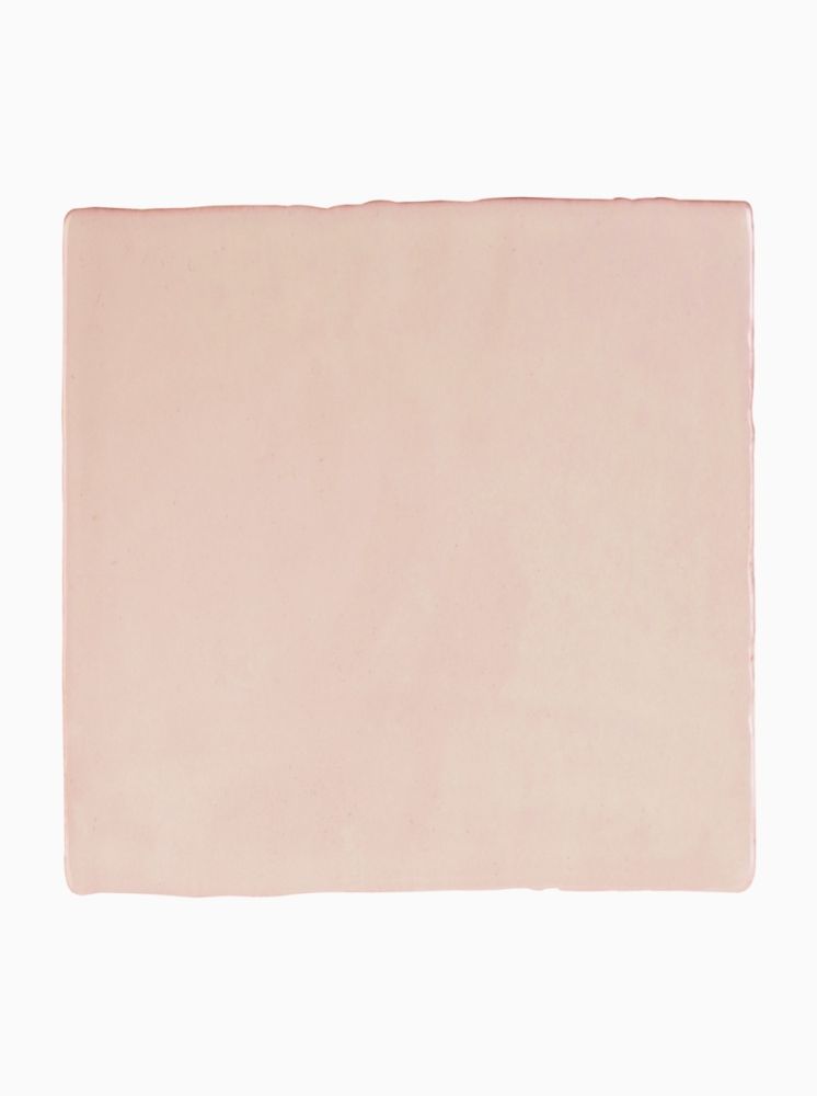 Potters Glaze Perry | Pink Glazed Square Wall Tile