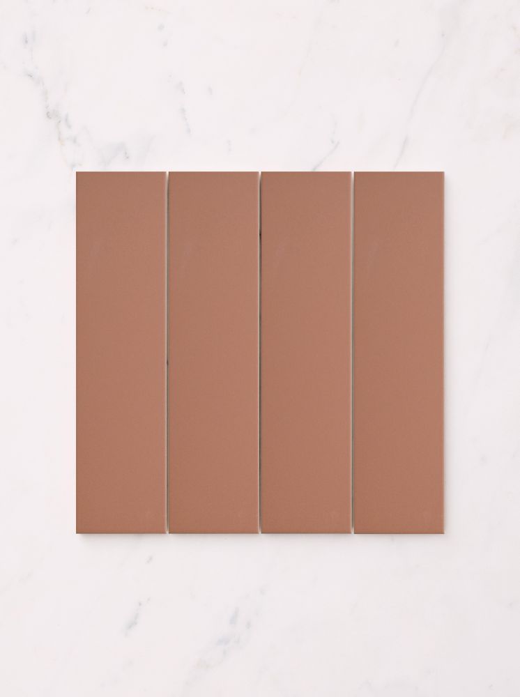 Sunset Strip Rainbow | Terracotta Glazed Brick Porcelain Tile