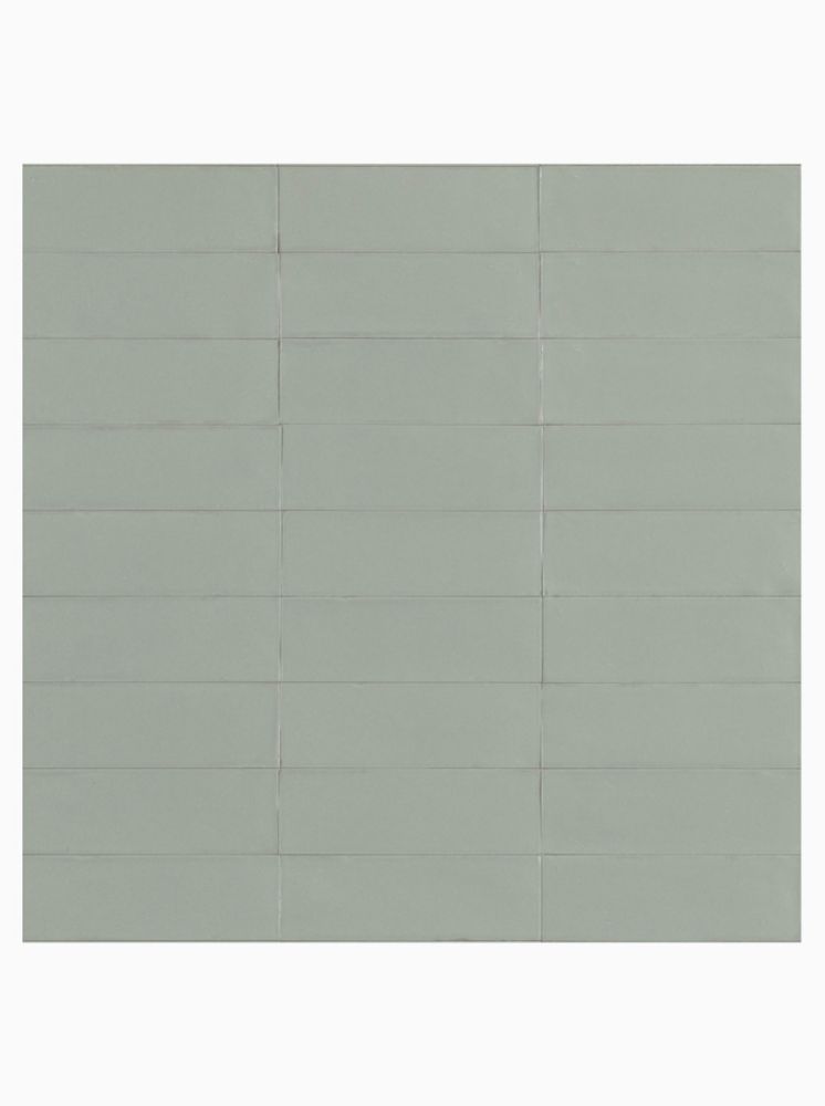 Tavolozza Ice 5x15cm | Duck Egg Blue White Matt Glazed Wall Tile