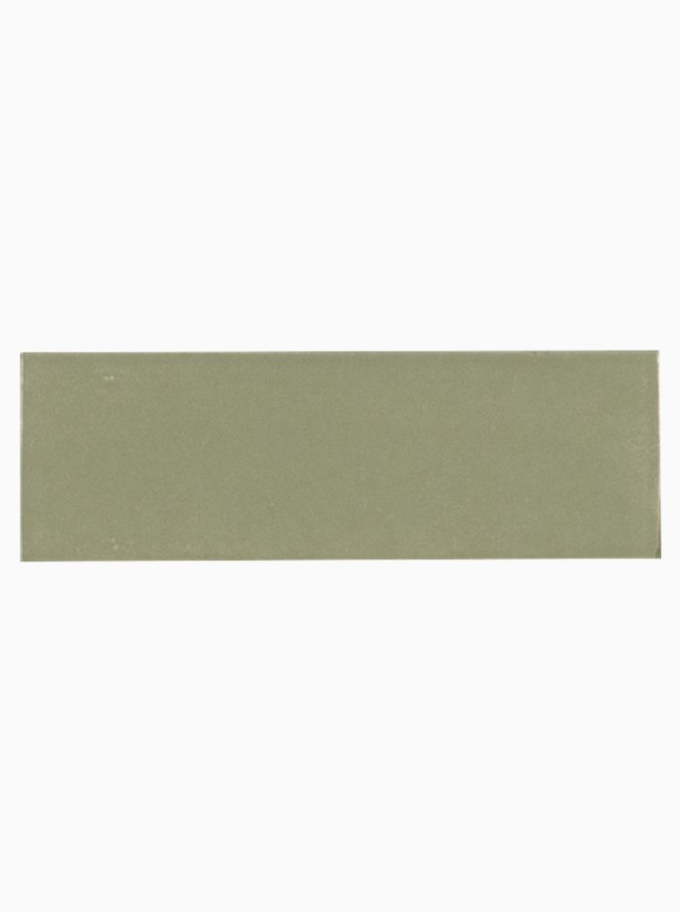 Tavolozza Meadow 5x15cm | Green Matt Glazed Wall Tile