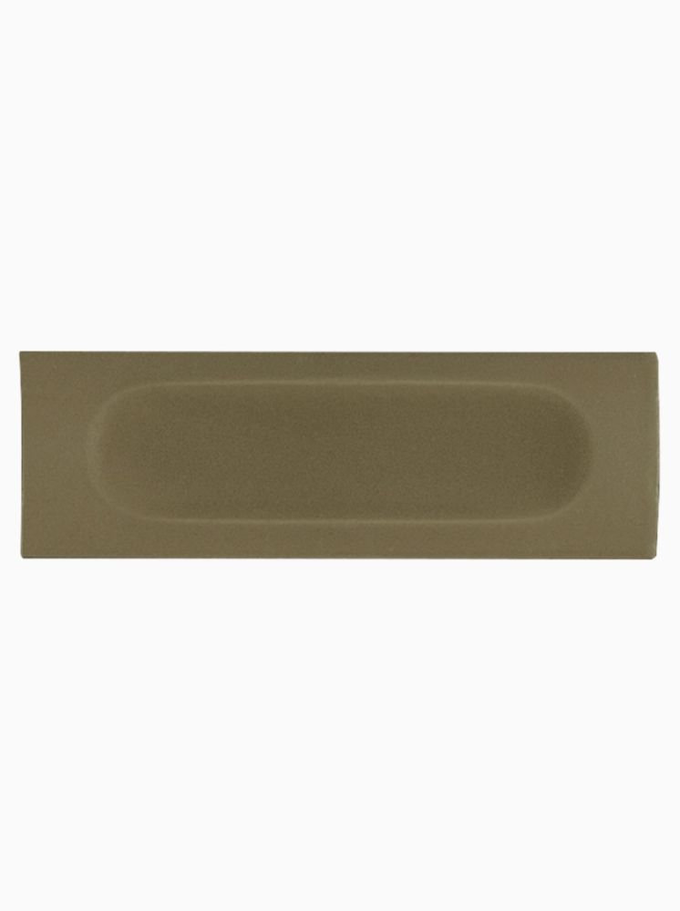 Tavolozza Moss Curve 5x15cm | Green Matt Glazed Relief Wall Tile