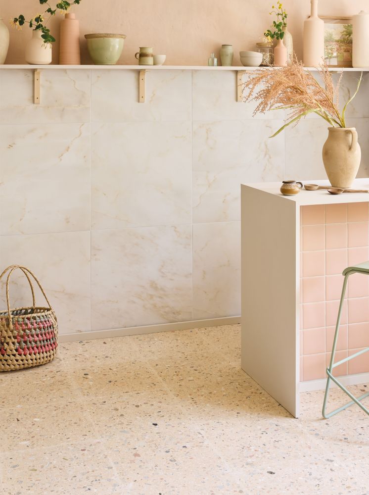 Balzico Amber Matt 60x60cm | Marble Effect Porcelain Wall & Floor Tile
