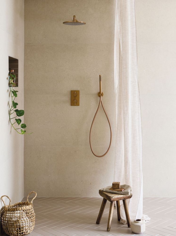 Touchstone Fossil 60x120cm | Stone Effect Porcelain Tile