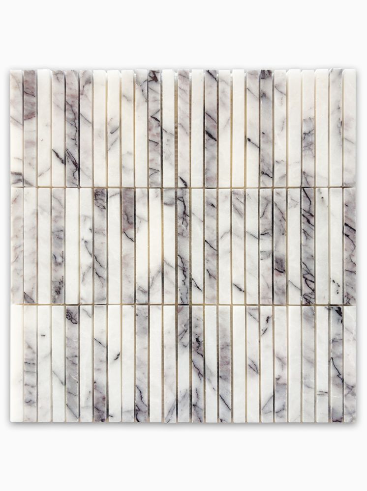 Winter Haven Small Kit Kat | Viola Marble Mosaic Wall & Floor Tile