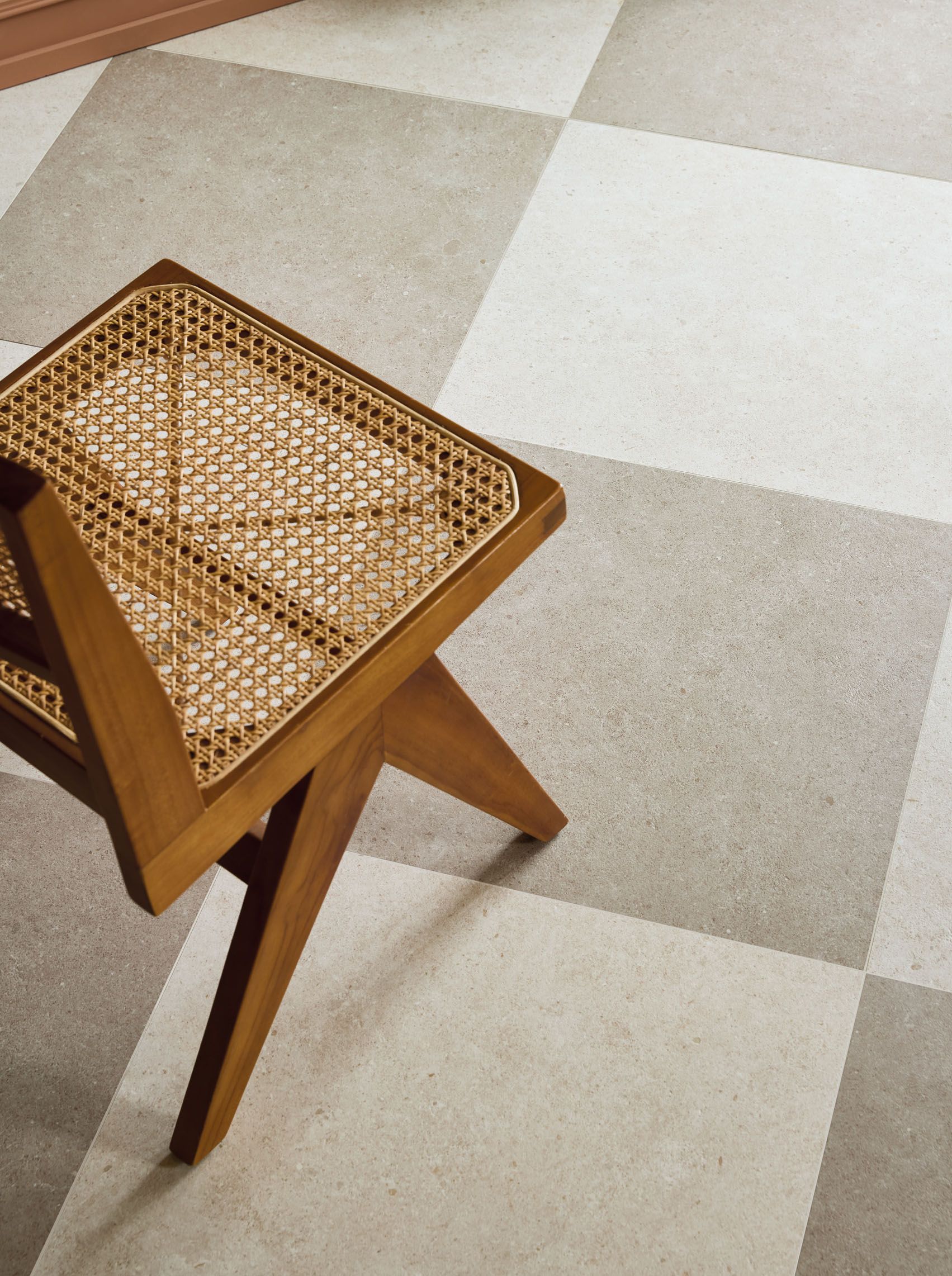 Allaperto Stone Ash 60x60 | Stone Effect Porcelain Tile