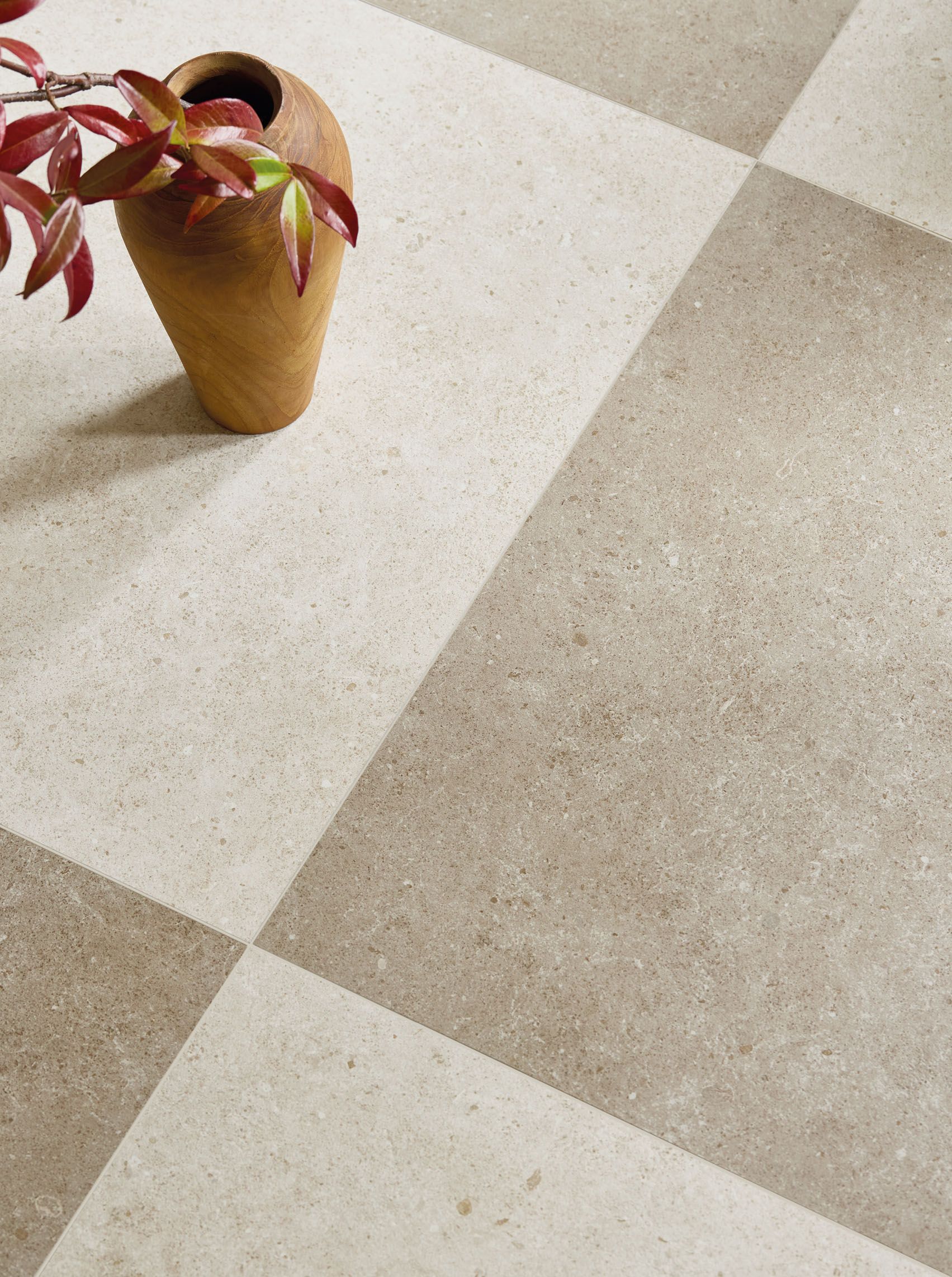 Allaperto Stone Ash 60x60 | Stone Effect Porcelain Tile