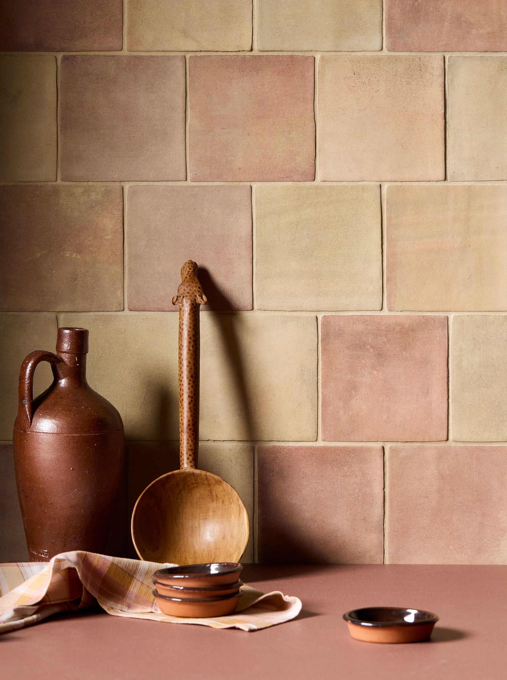 Barnfield Brick 12.2x12.2 | Terracotta Zellige Style Wall Tile