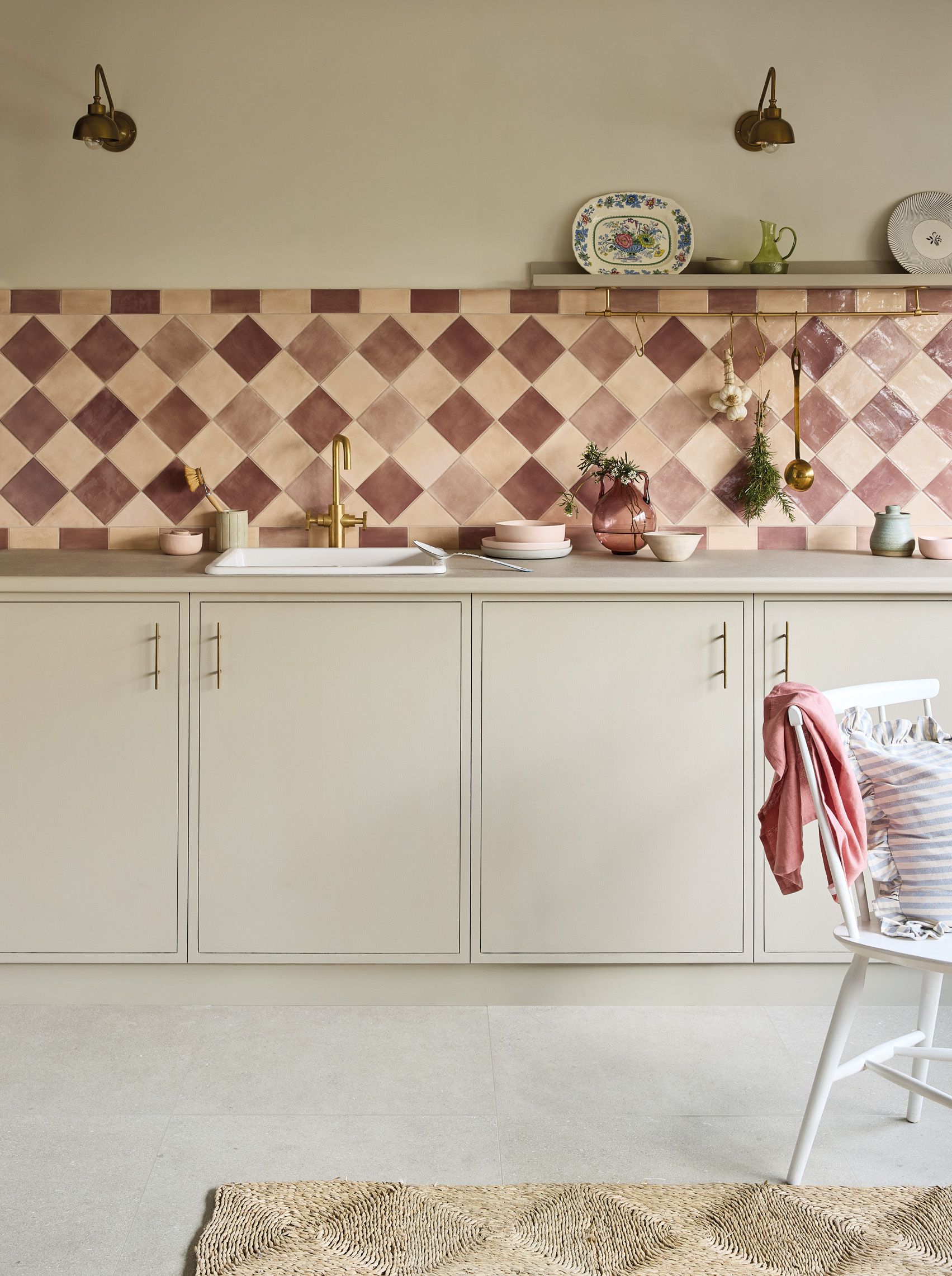 Bungalow 22 Pink Palace Square | Pink Glazed Square Wall Tile