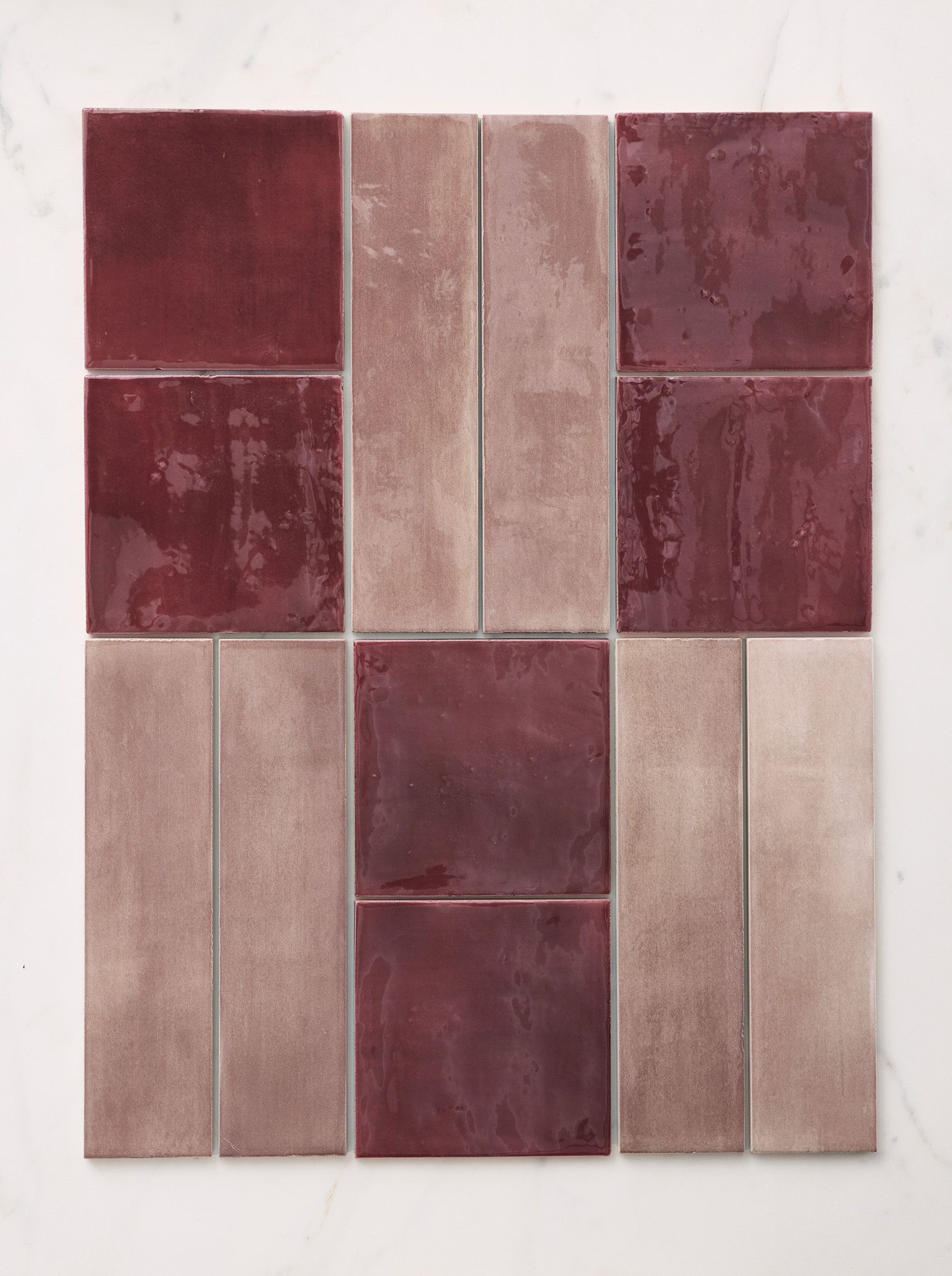 Bungalow 22 Pink Palace Long Brick | Pink Glazed Brick Wall Tile