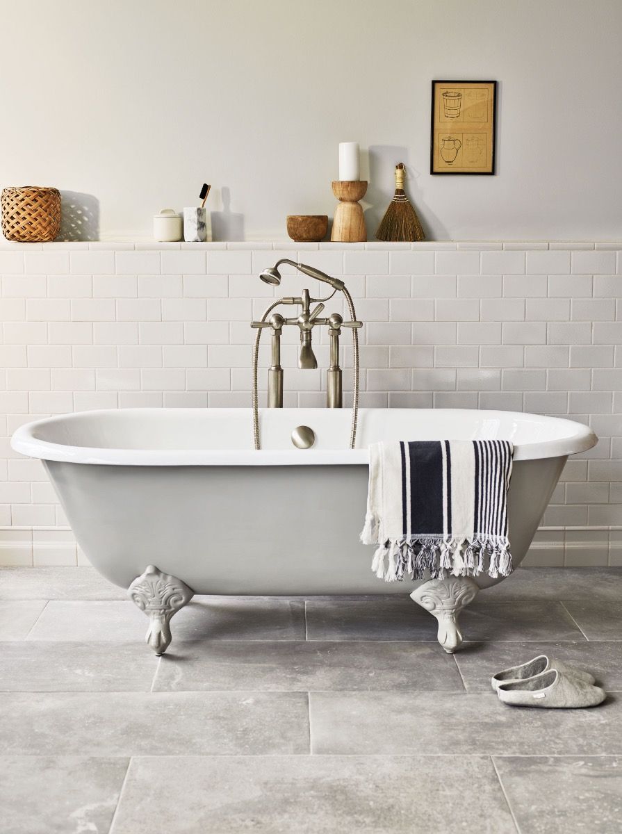 Metro Deco Times Square 7.5x15cm | White Crackle Glazed Tile