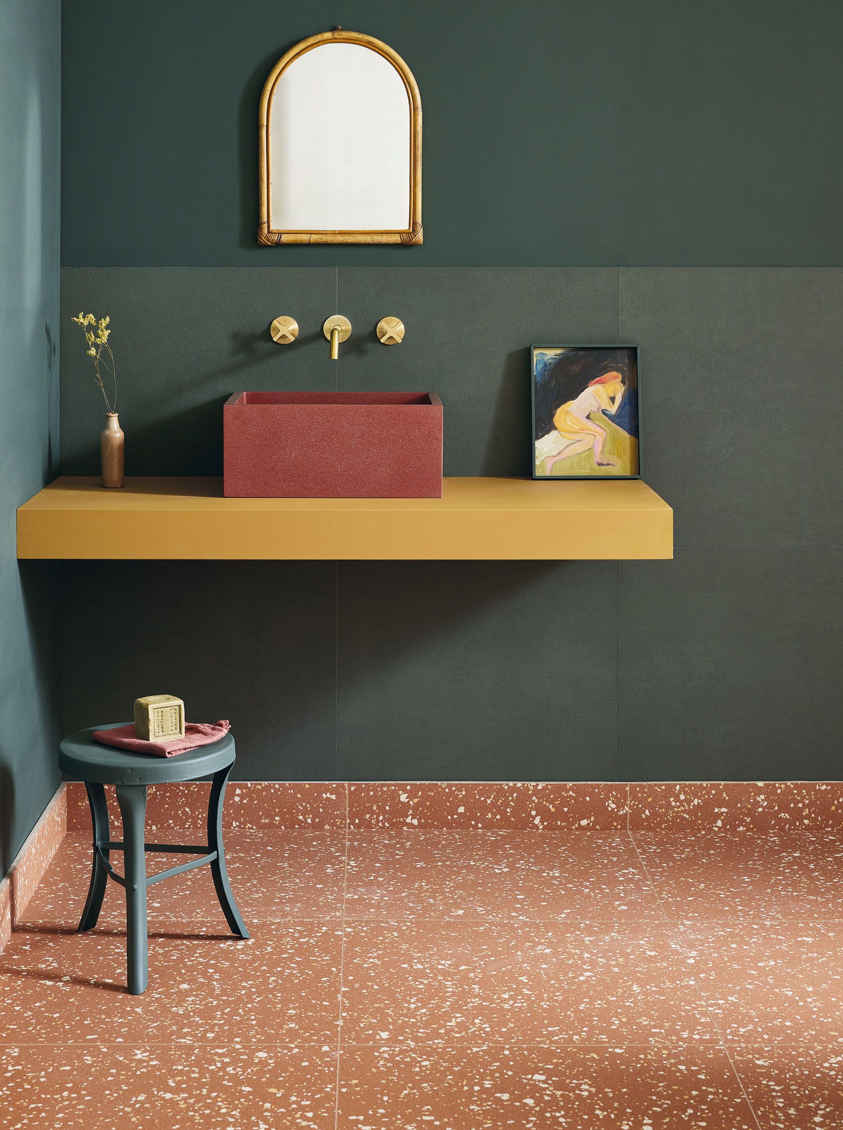 Cornucopia Rose 60x60cm | Terrazzo Effect Porcelain Tile