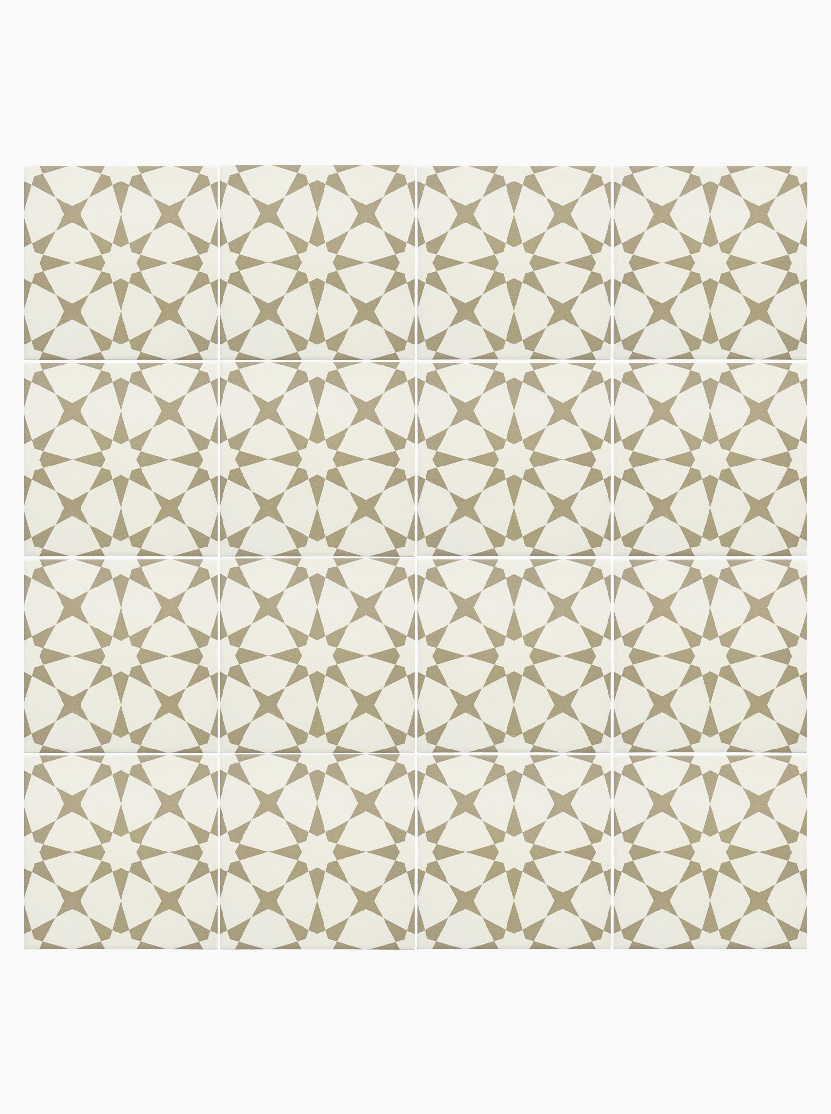 Discotheque Roxy | Taupe & Cream Patterned Porcelain Tile