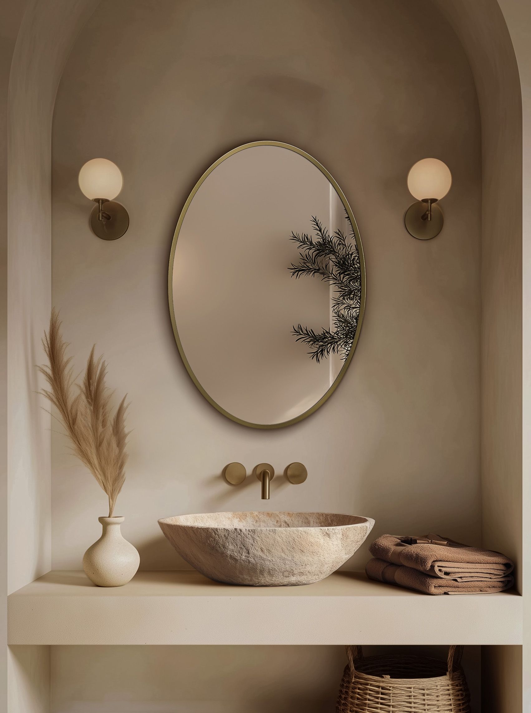 Genevieve Oval Mirror