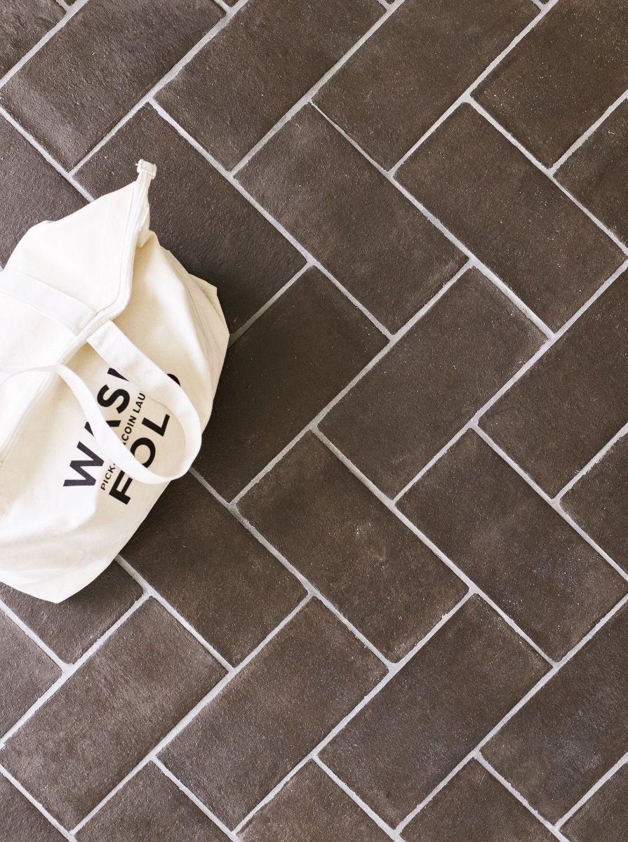 Handmade Terracotta Black 14x29cm | Handmade Wall & Floor Tile