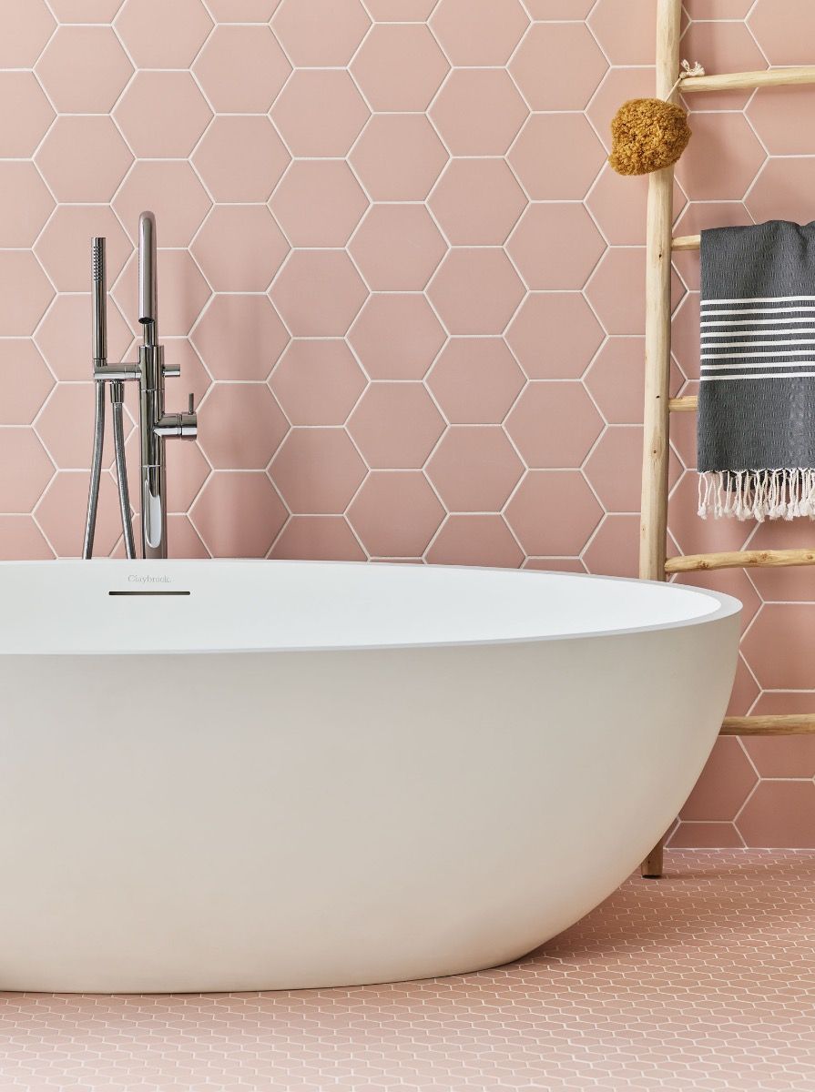 Midtown Floor Mounted Bath Mixer with Hand Held Shower